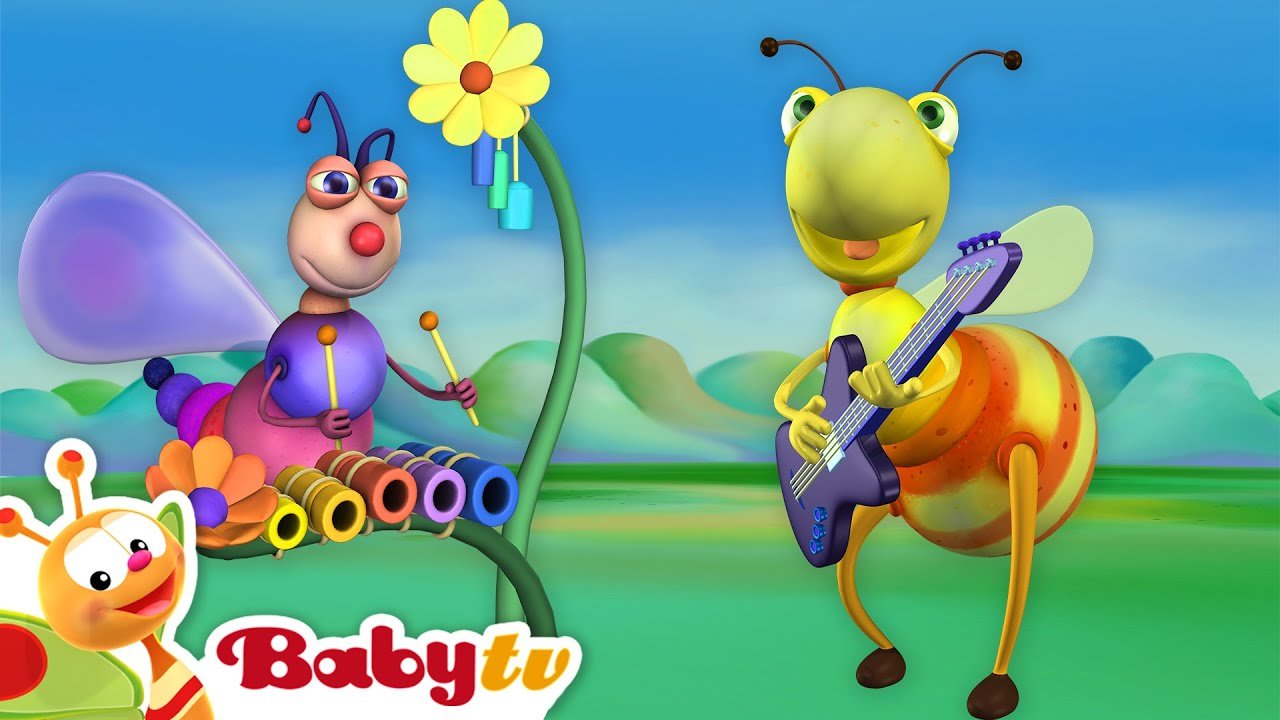 Rock ‘n’ Roll’ with the Bugs 🐞 🎸 Music for Kids 🎷 | Kids Songs ...