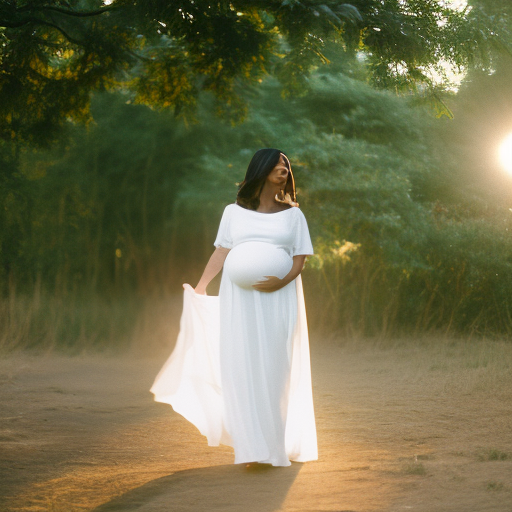 Maternity White Dress