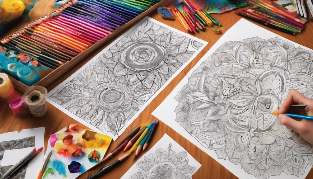 DIY Coloring Page Ideas for Teen Creativity